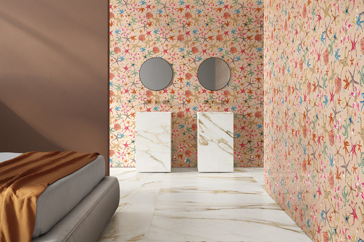 Versace Manifesto Tresor De La Mer White Iconic Look Porcelain Tile ...