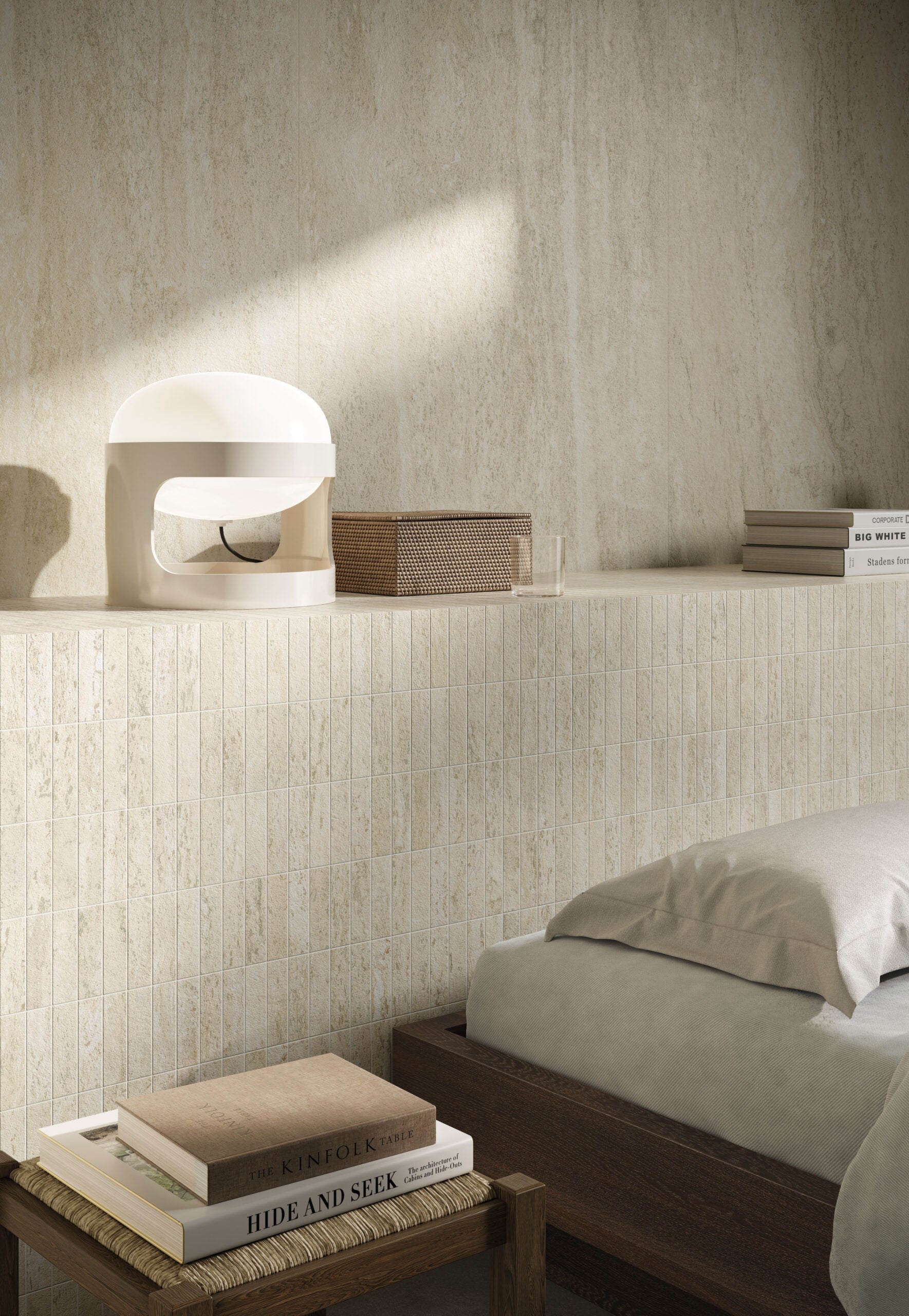 Travertini Bianco Vein Cut Natural Stone Porcelain Tile – Tiles For Design